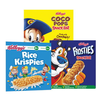 Kelloggs Cereal & Milk Bars Range 120g - 150g Deal